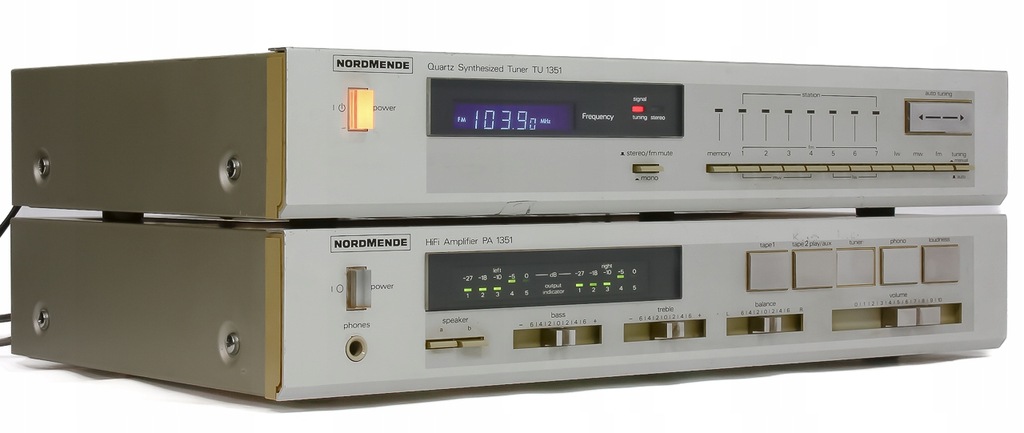 NORDMENDE PA 1351 TU 1351 REWELACYJNY ZESTAW WZMACNIACZ TUNER ...
