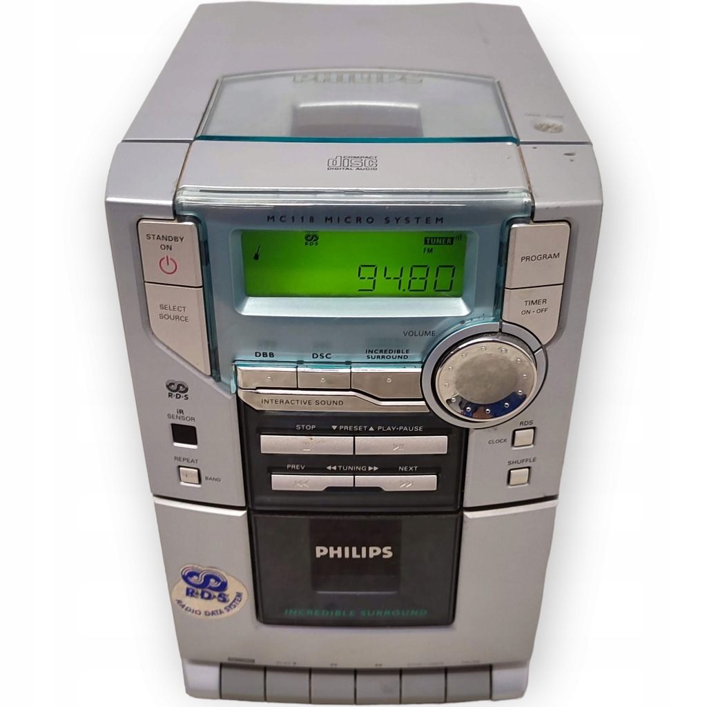 Wieża Philips MC 118/22. Aukcja BCM - 13287671424 - oficjalne archiwum ...
