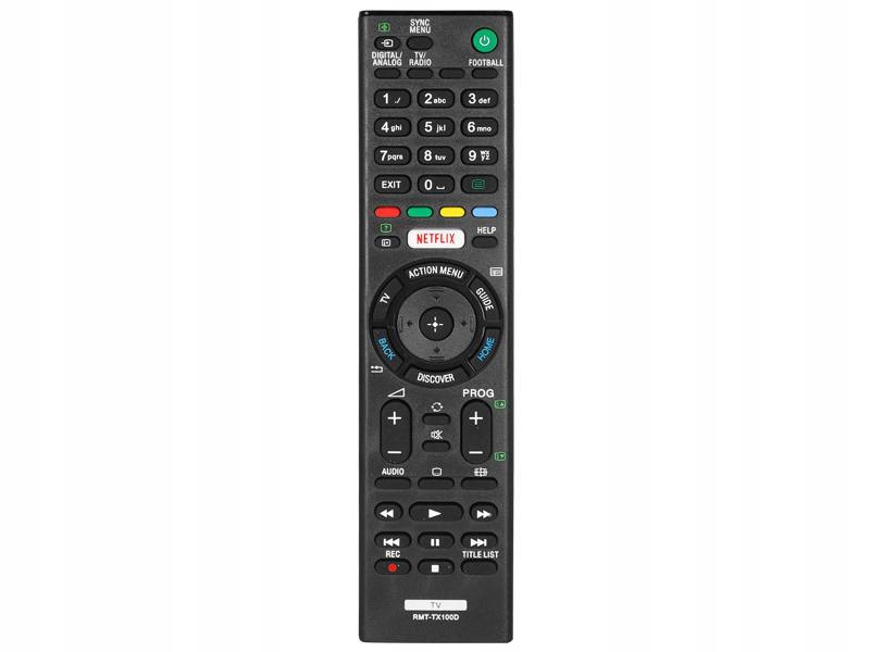 Pilot TV Sony Bravia RMT-TX100D - Netflix - 12213696373 - oficjalne archiwum Allegro