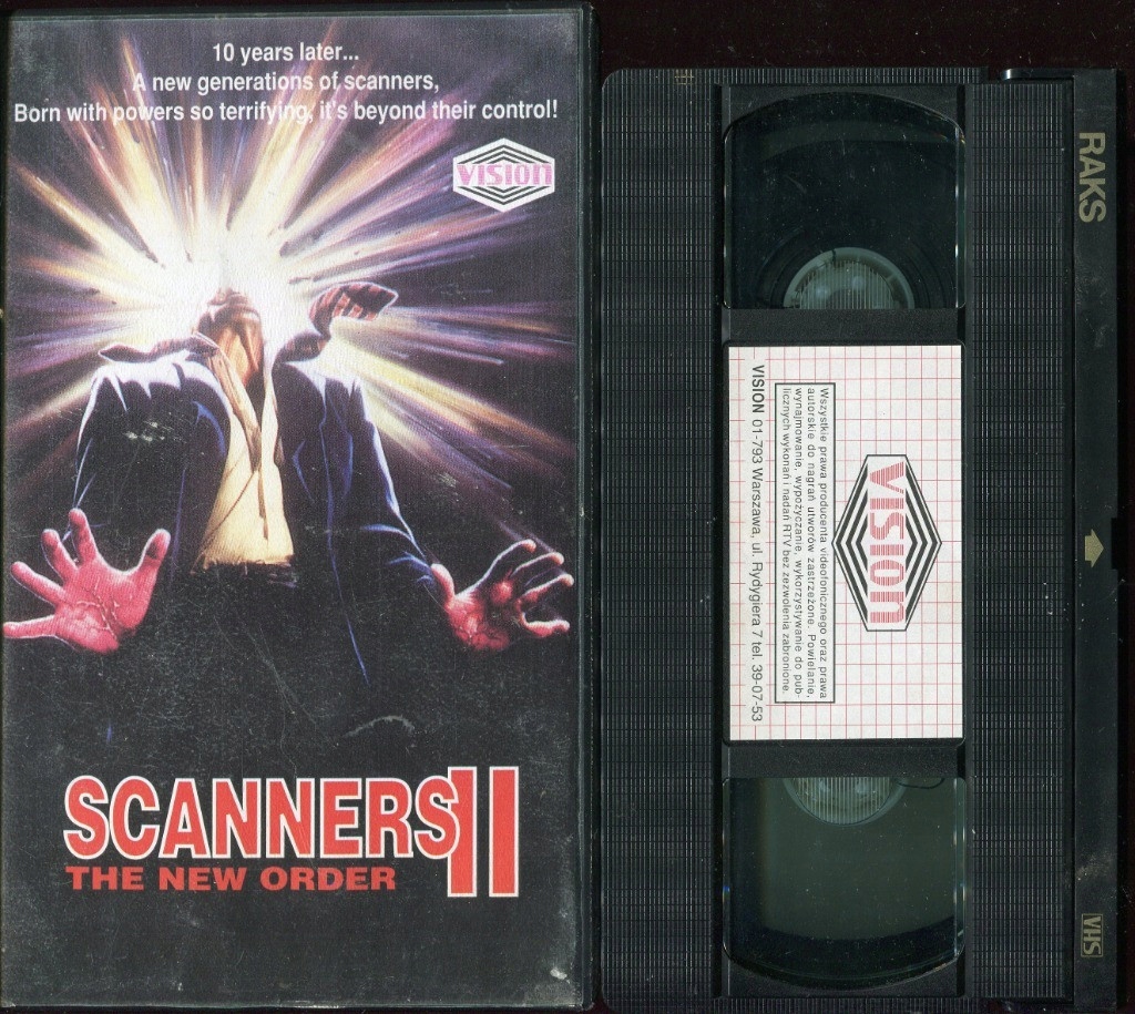 Scanners 2. VHS - 12870677121 - oficjalne archiwum Allegro