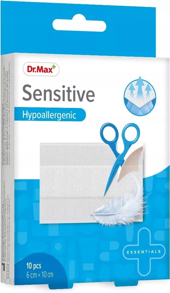 Dr.Max Plaster Sensitive 6cm x 10cm 10 szt. - 15295691728 - oficjalne ...