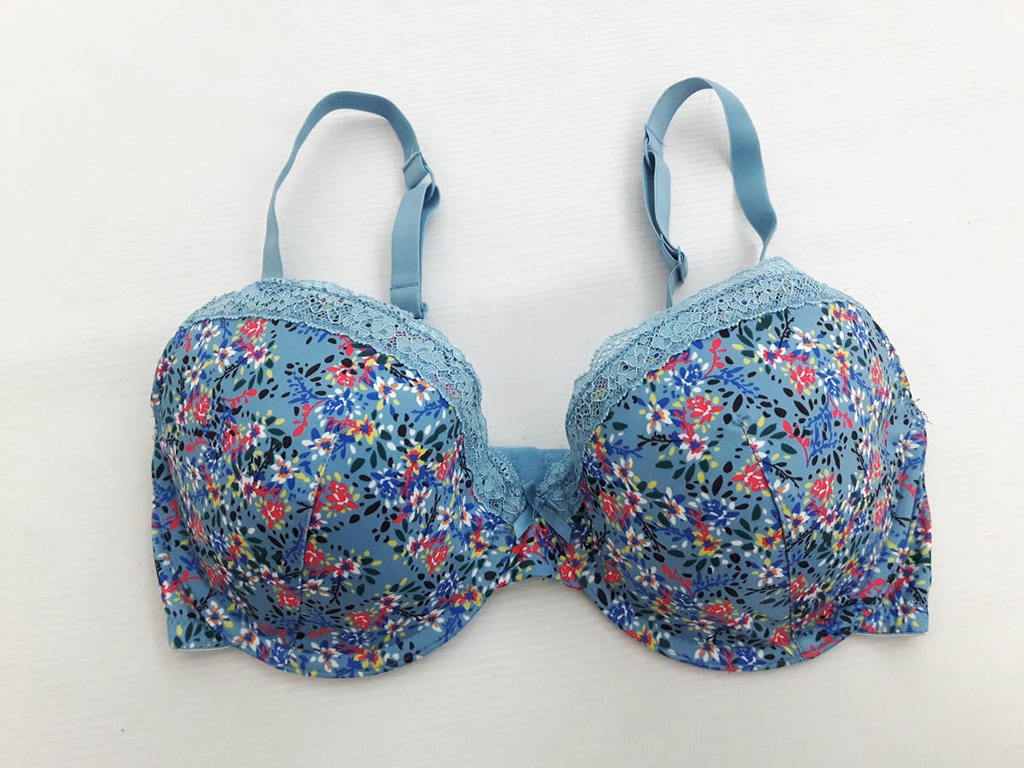 MATALAN półusztywniany BIUSTONOSZ w kwiaty _ 75D - 12858208994 - oficjalne archiwum Allegro