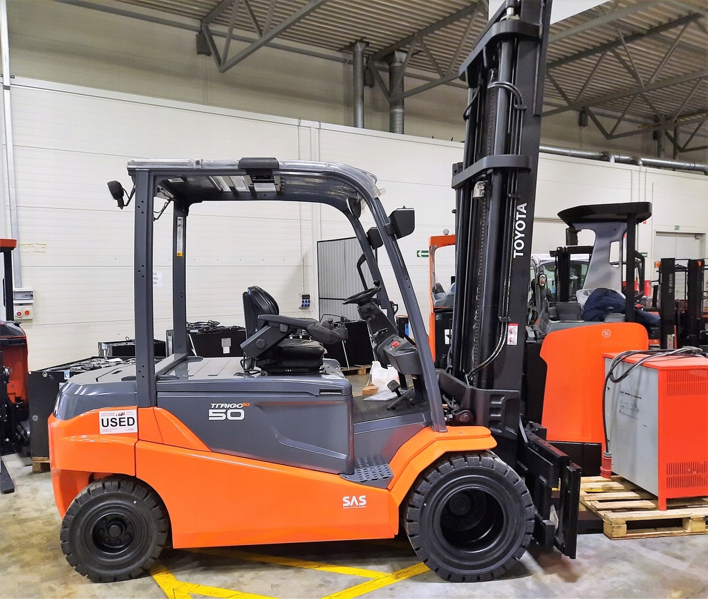 Promocja od TOYOTA! 8FBMT50 wózek widłowy elektryczny 80V udźwig 5 ton ...