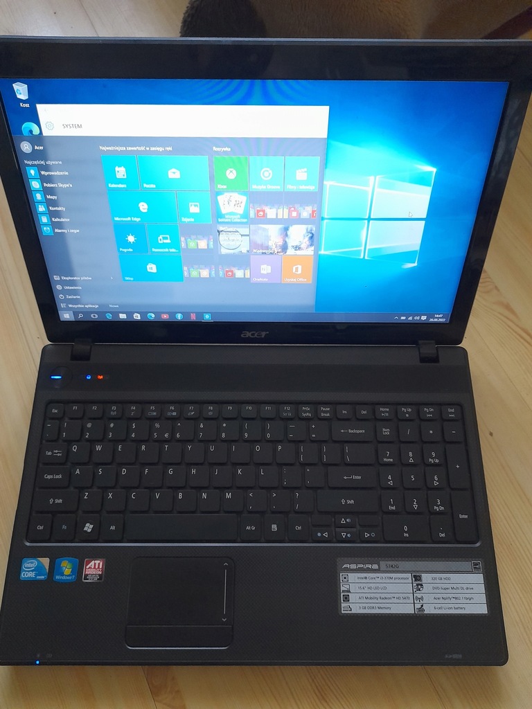 Laptop Acer Aspire 5742 intel I3 4GB RAM HDD 320GB - 13386817549 ...