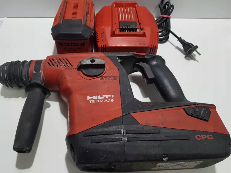 MŁOTOWIERTARKA HILTI TE 30-A36 ZESTAW 2 AKU I ŁAD - 12251550253 - oficjalne archiwum Allegro