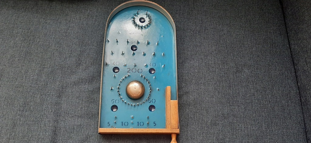 Bilard dla dzieci flipper gra z PRL - 12116845424 - oficjalne archiwum ...