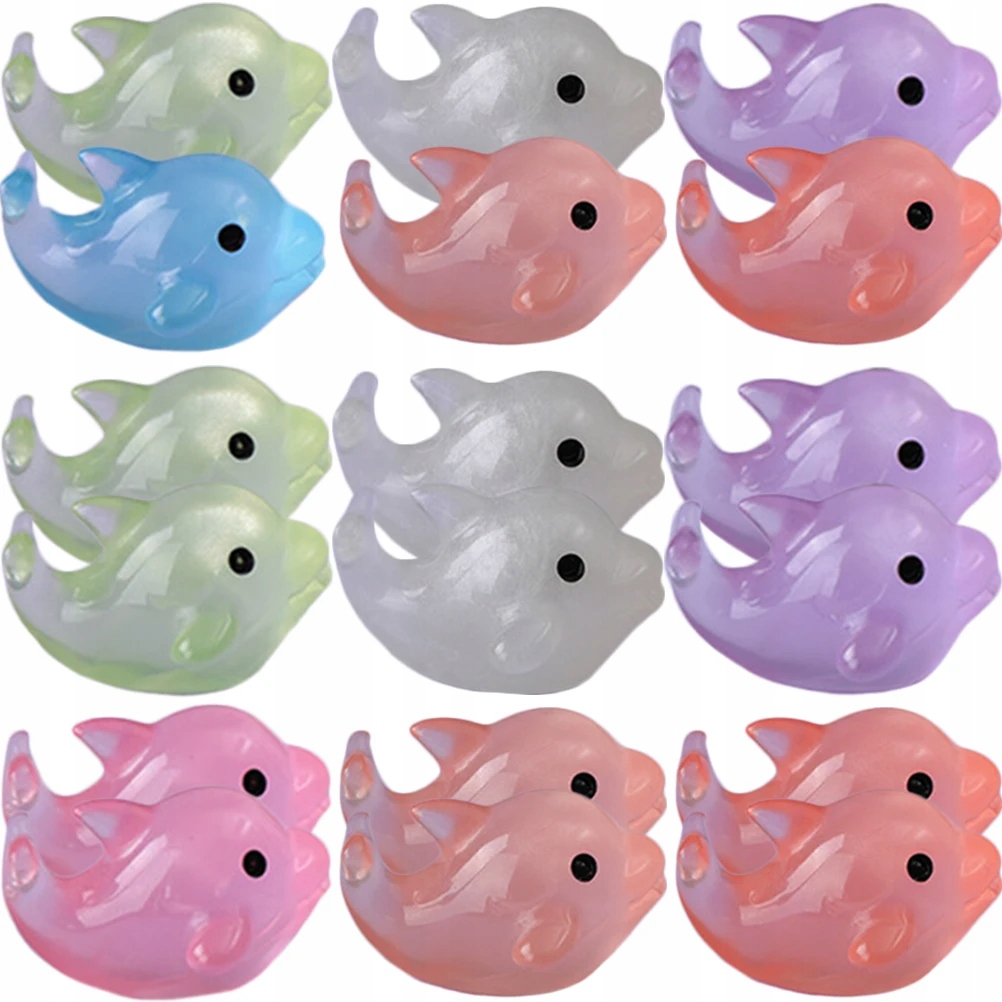Miniature Animals Glass Dolphin Plastic Sea Resin - 14310504765 ...