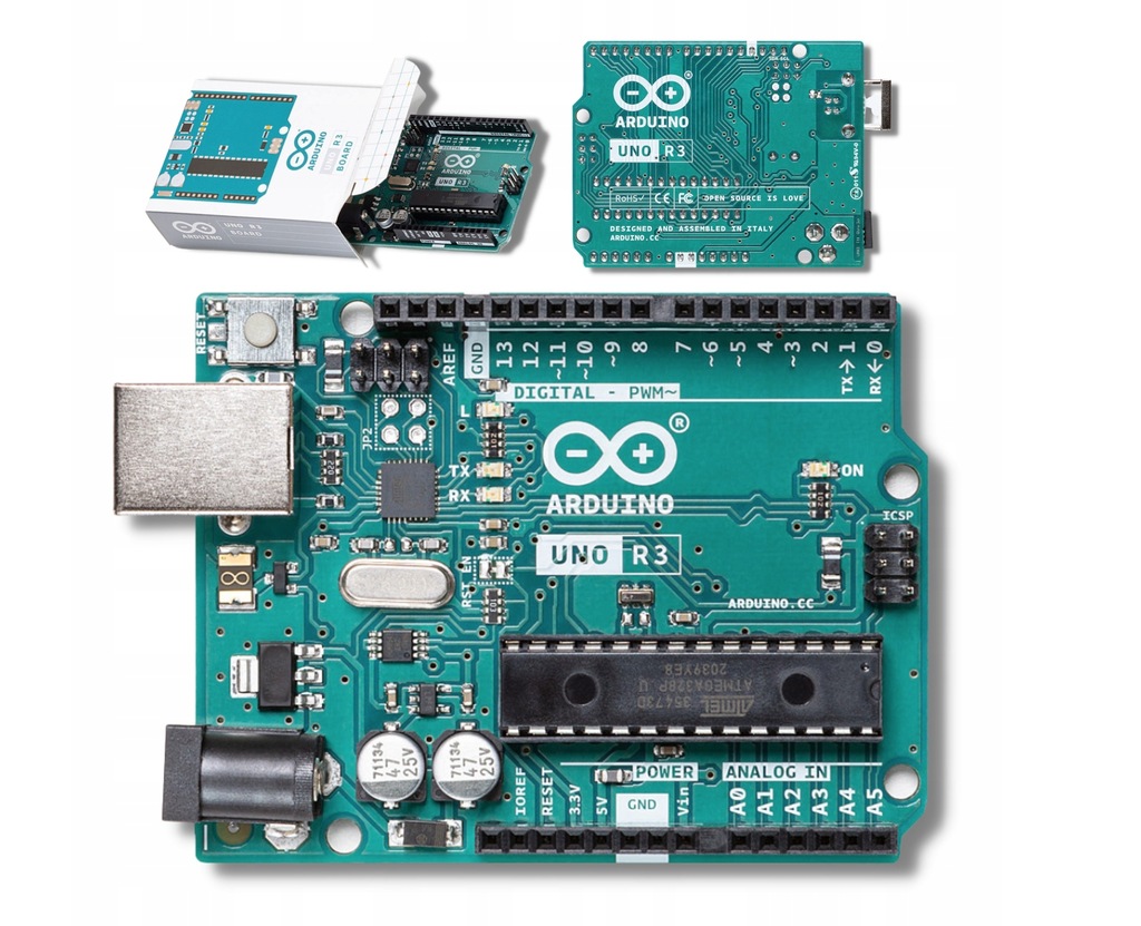 Купить Учебный комплект Arduino Uno Rev3 A000066 + датчики и модули + органайзер: отзывы, фото и ...