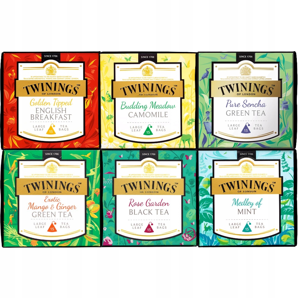 Twinings Zestaw herbat ekspresowych piramidki x6 - 11426640202 - oficjalne archiwum Allegro