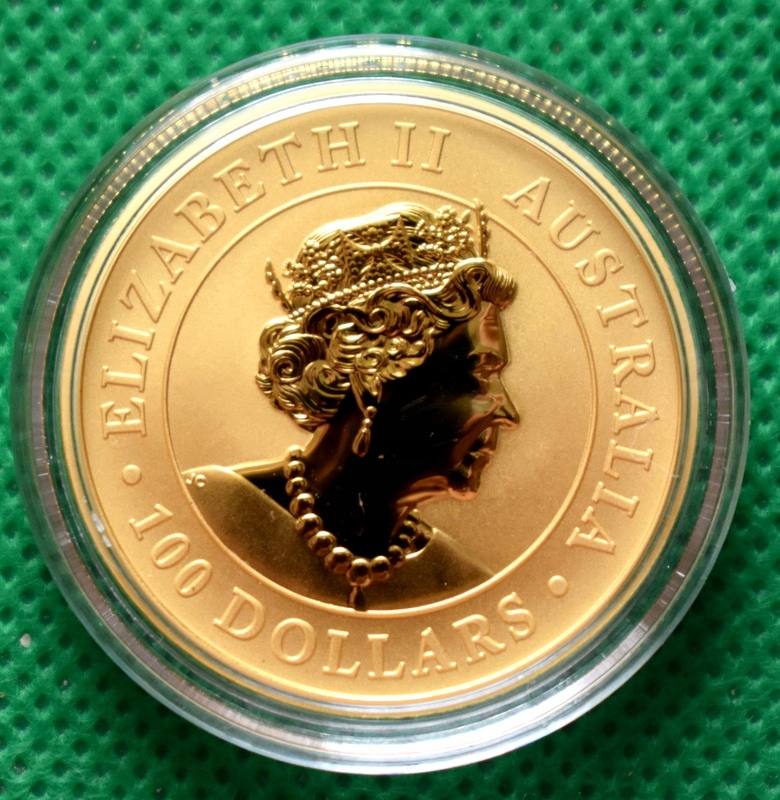 100 DOLLARS 1 uncja Australijski Kangur 2022 - 12866242329 - oficjalne ...