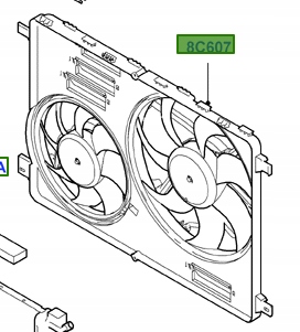 Wentylator chłodnicy Ford - 13169443421 - oficjalne archiwum Allegro