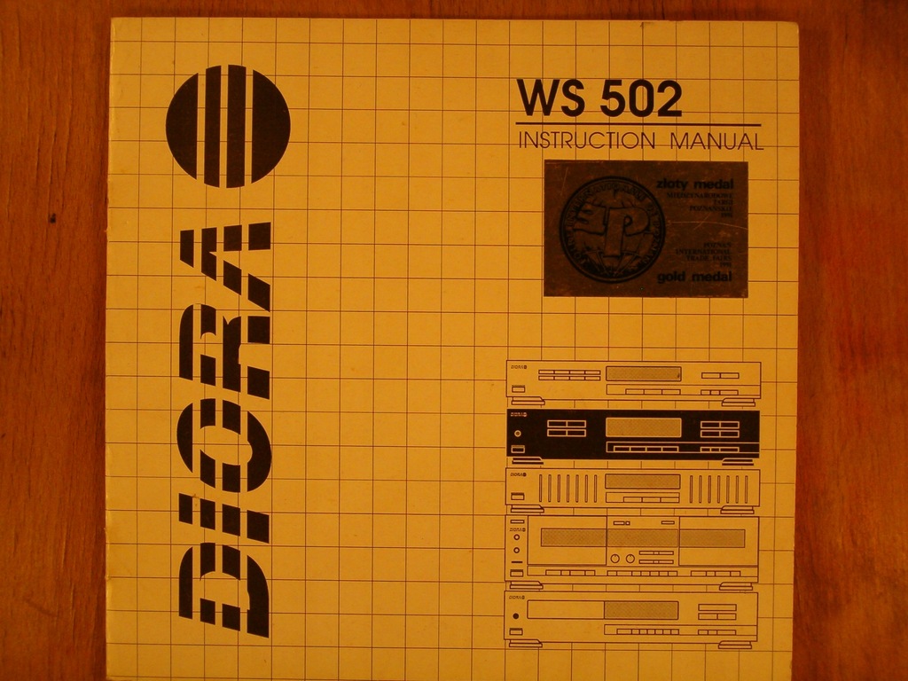 Instrukcja obsługi wzmacniacz WS 502 Unitra Diora - 13615361199 - oficjalne archiwum Allegro