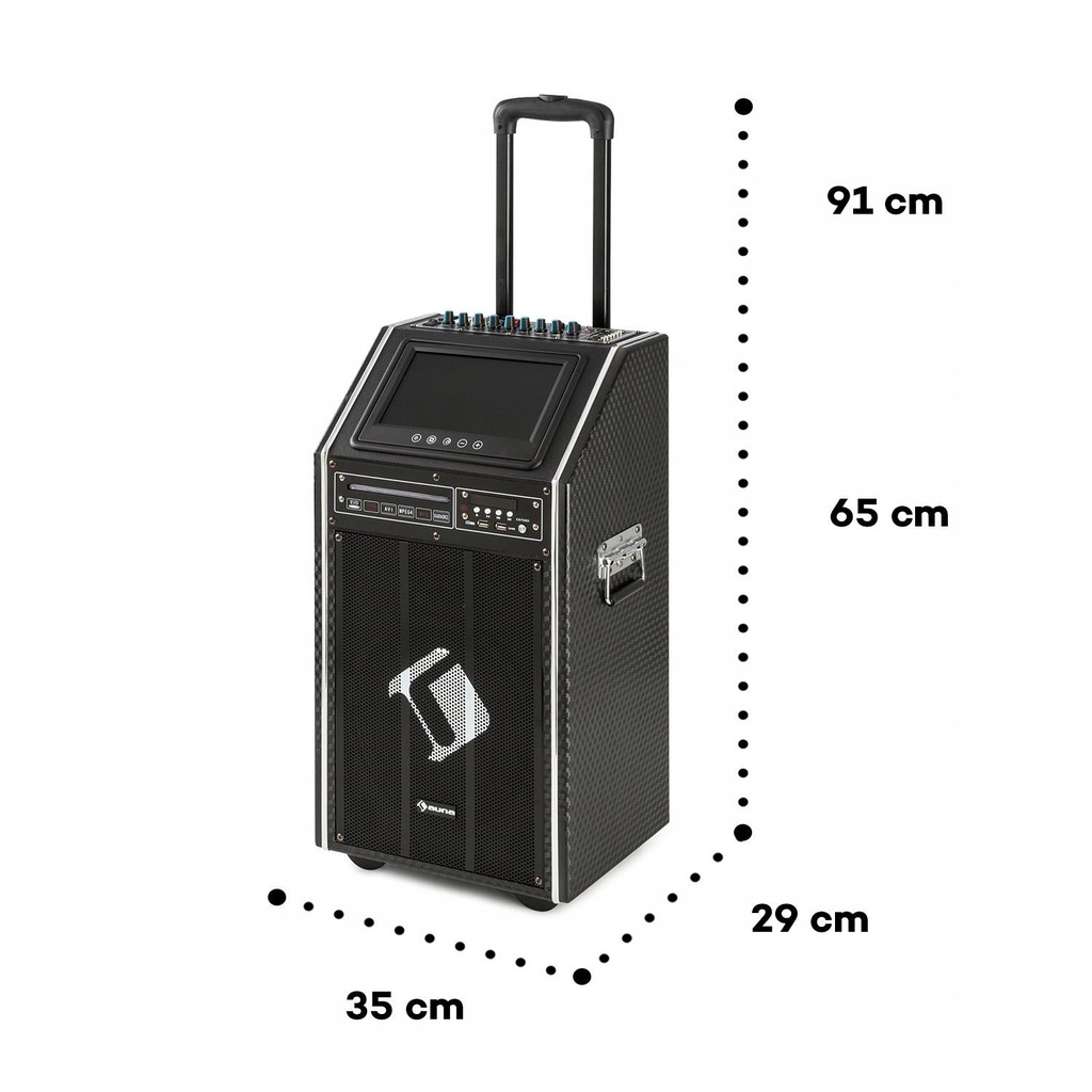 DisGo Box DVD USB BT zestaw nagłośnieniowy KARAOKE - 7895814692 ...