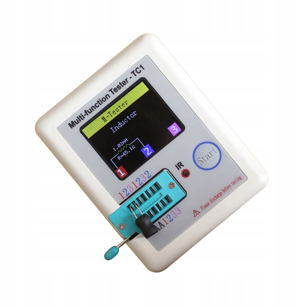 LCR-TC Cyfrowy Tester tranzystorowy NPN Miernik - 11543591645 ...