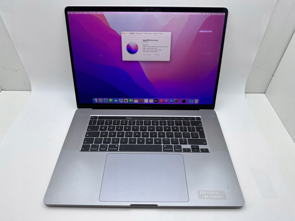 MacBook Pro 16 A2141 i7 16/512GB SSD - 14074156027 - oficjalne archiwum Allegro