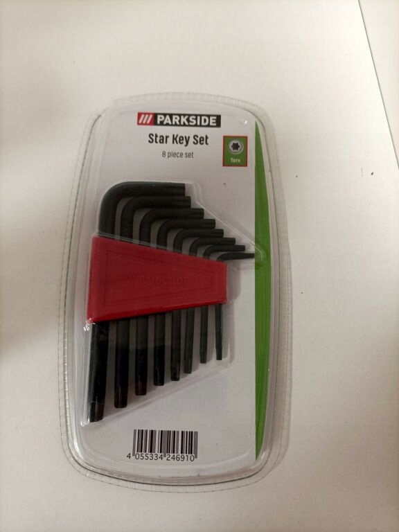 PARKSIDE ZESTAW KLUCZY GWIAZDKOWYCH TORX - 12638402340 - oficjalne ...