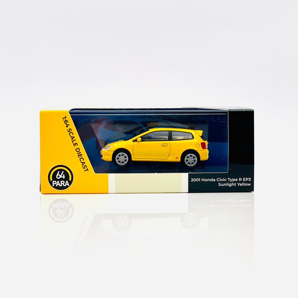 2001 Honda Civic Type R EP3 Yellow Para64 1:64 - 14175071045 ...