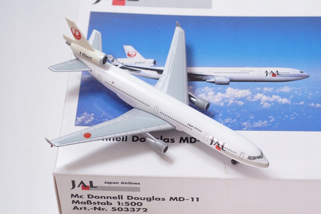 HERPA JAL McDonnell Douglas MD-11 skala 1:500 - 15140150262 - oficjalne archiwum Allegro