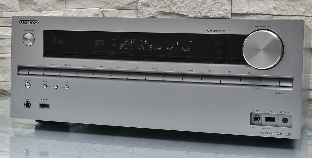 ONKYO TX-NR709 Multimedialny amplituner - 12687935132 - oficjalne archiwum Allegro