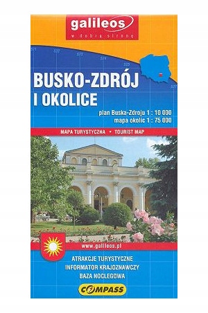 Busko Zdrój i okolice mapa - 11251577742 - oficjalne archiwum Allegro