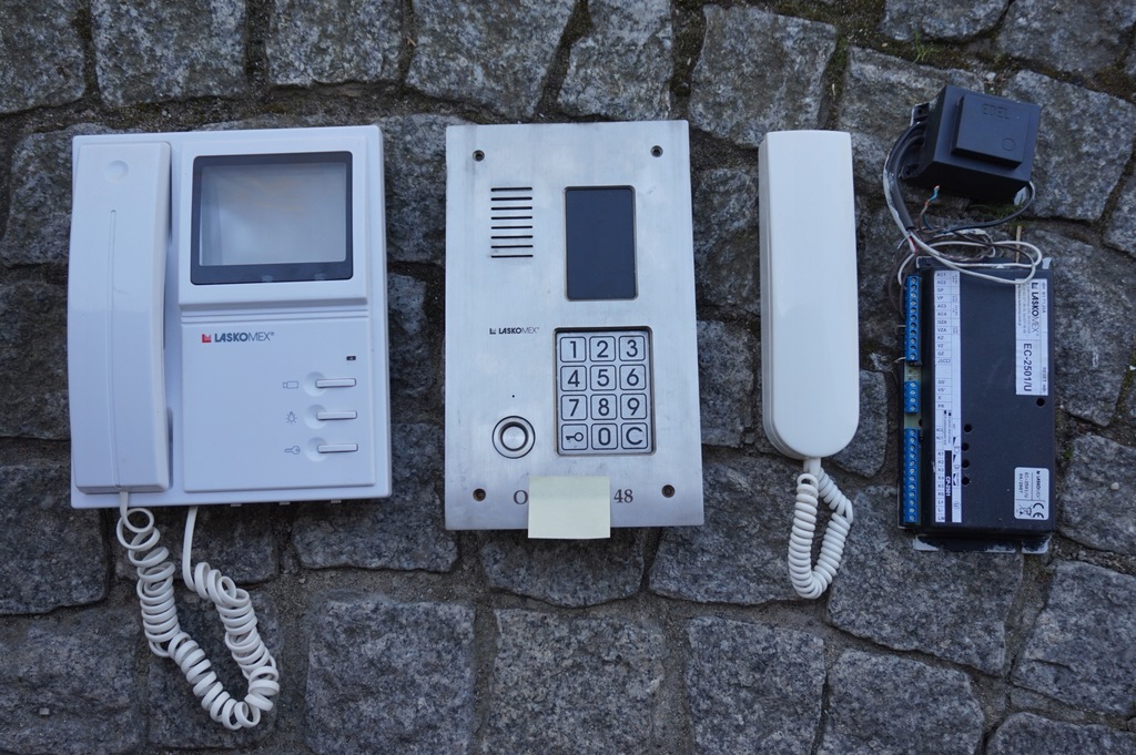 LASKOMEX INOX CD2523 stacja bramowa domofon zestaw - 14691644820 ...