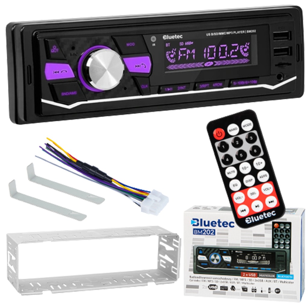 RADIO SAMOCHODOWE BLUETOOTH USB MP3 AUX ŁADOWANIE - 13438378234 ...