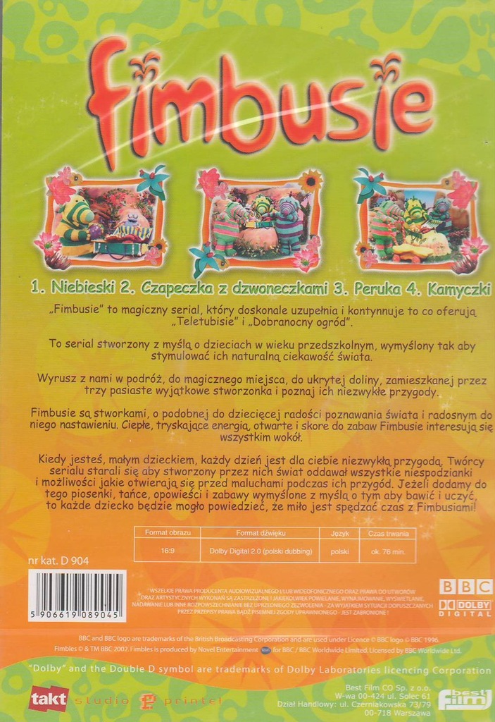 FIMBUSIE (BBC) DVD FOLIA - 9524630332 - oficjalne archiwum Allegro
