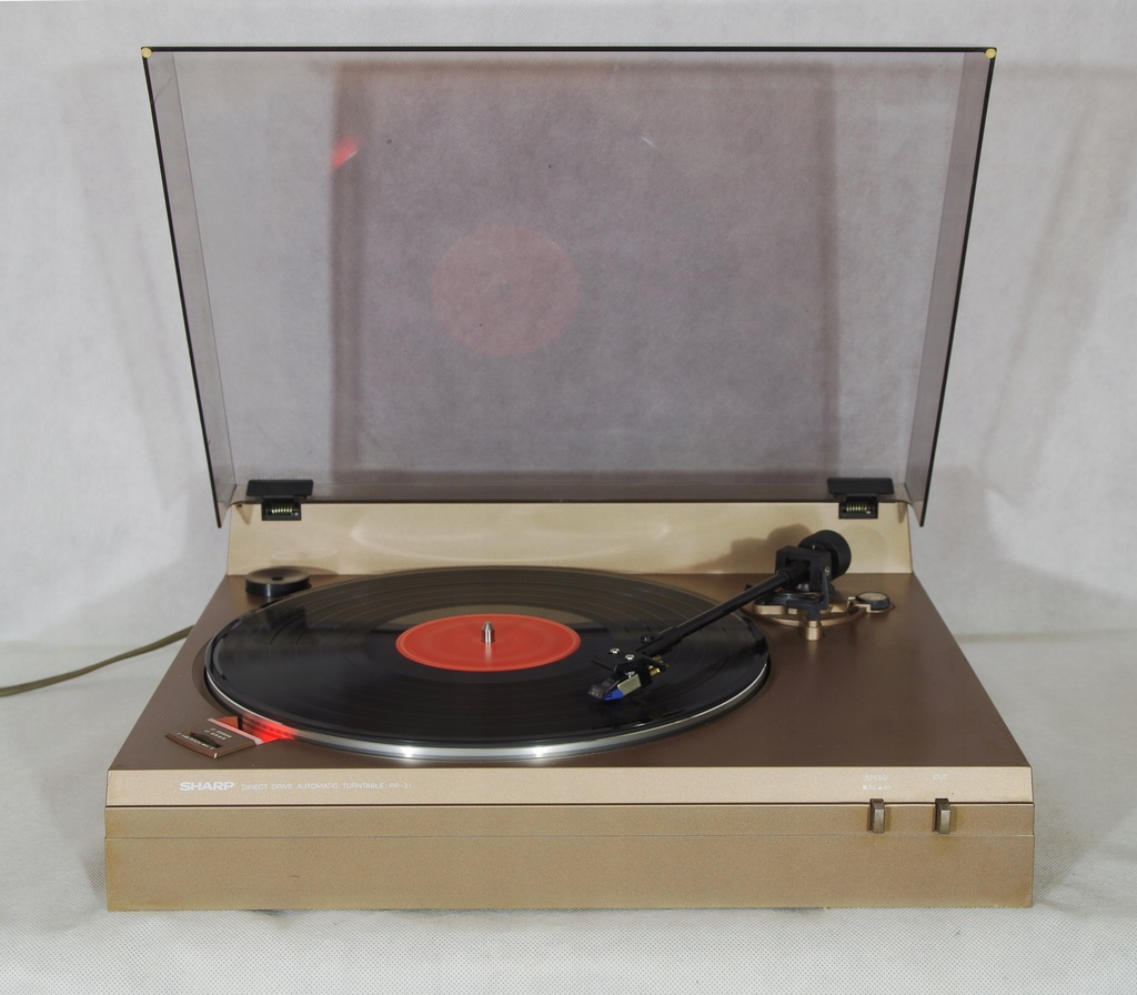Sharp RP-31, fajny gramofon, DD. Złoty kolor - 13152506903 - oficjalne ...