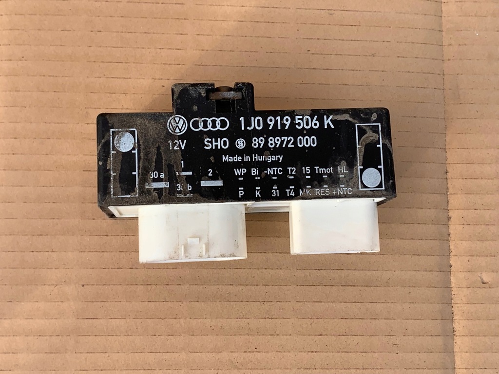 Przekaźnik Moduł Wentylatorów Vw Audi 1J0919506K - 14131929496 ...
