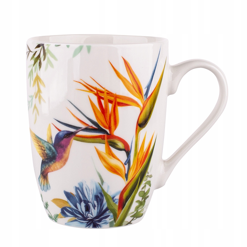 PORCELANOWY KUBEK do kawy Strelicja 300 ml KOLIBER - 12250405571 - oficjalne archiwum Allegro