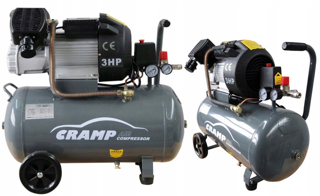 CRAMP ZVA50 KOMPRESOR SPRĘŻARKA 50L 230V 8BAR 430L/MIN - 15104169088 ...
