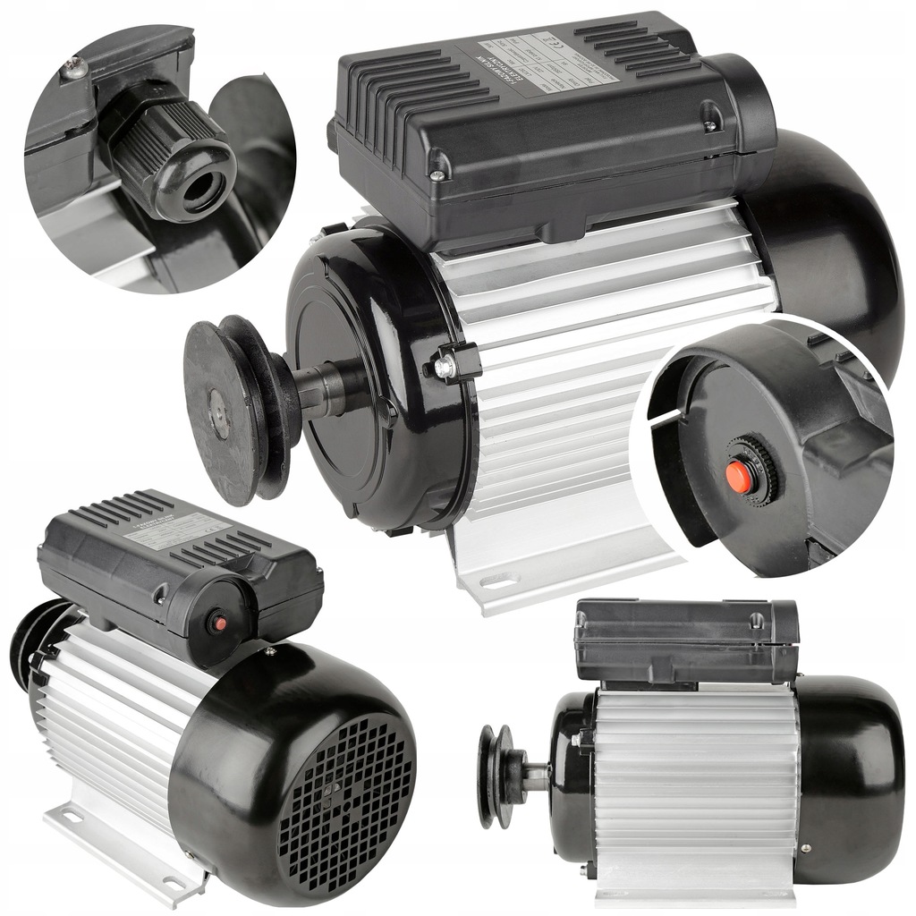 Silnik elektryczny jednofazowy 3kW 2850rpm LXC60 - 10775278560 - oficjalne archiwum Allegro