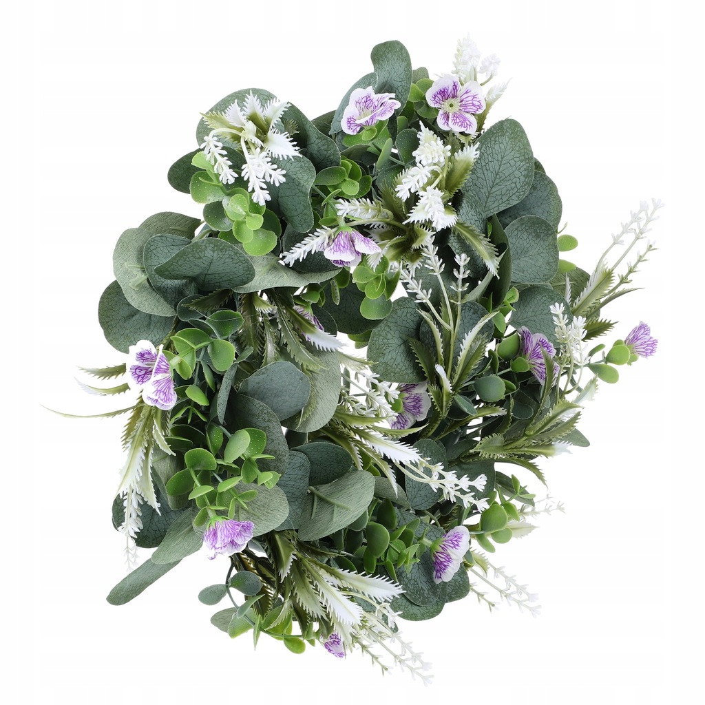 Violet Garland Wedding Door Wreath Eucalyptus - 13348610826 - oficjalne ...