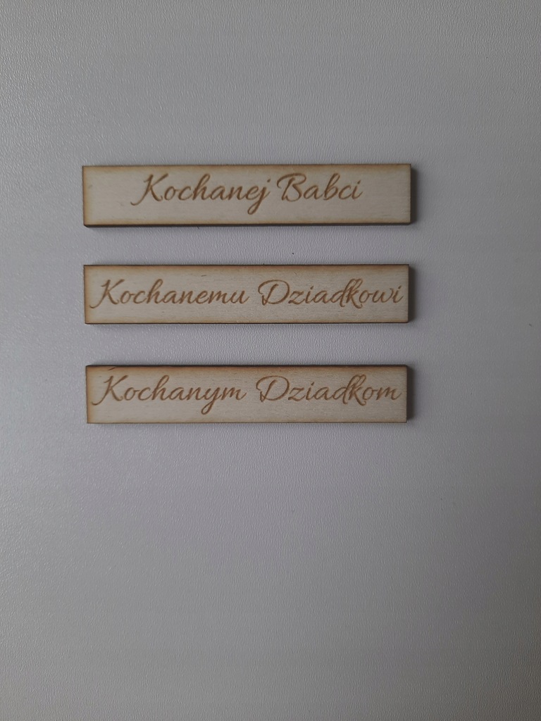 Tabliczka, napis Kochanej Babci, Dziadkowi - 13079449418 - oficjalne archiwum Allegro