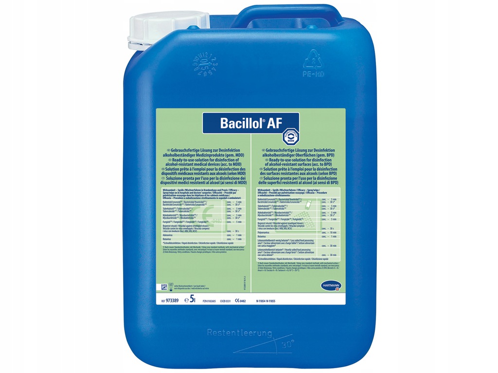 Bacillol 5L Szybka Dezynfekcja Małych Powierzchni - 12484899053 ...