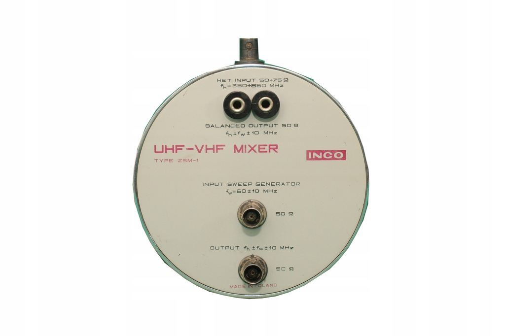 Unitra INCO mixer UHF-VHF ZSM-1 - 12439710691 - oficjalne archiwum Allegro