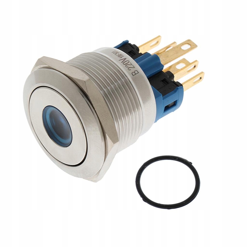 Push Button Switch 1NO 1NC SPDT ON/OFF with LED - 13315943330 ...