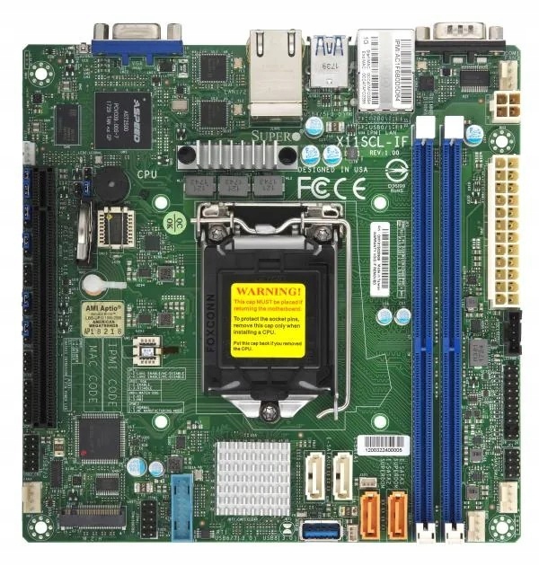 Płyta główna serwerowa SUPERMICRO MBD-X11SCL-IF-B - 12622801467 - oficjalne archiwum Allegro