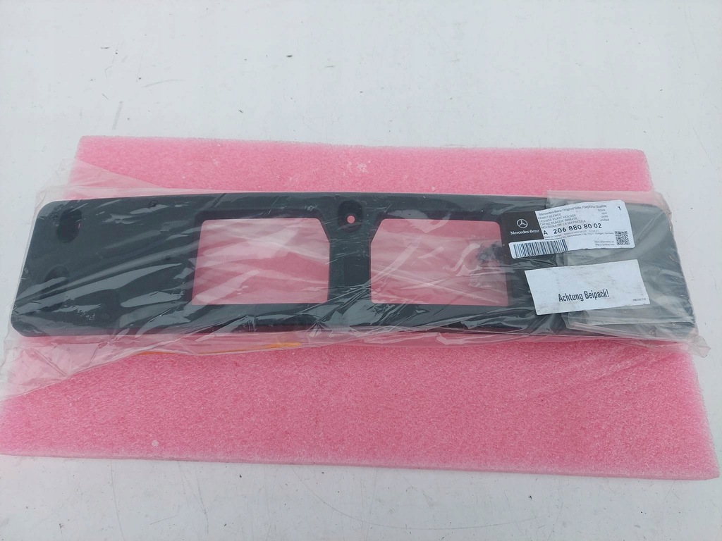 MERCEDES C KLASA W206 PODKŁADKA POD REJESTRACJE - 13368534906 ...