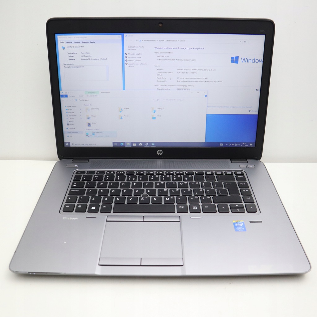 HP Elitebook 850 G2 15,6" i5 8 GB 256 GB K42 - 14351071977 - oficjalne ...