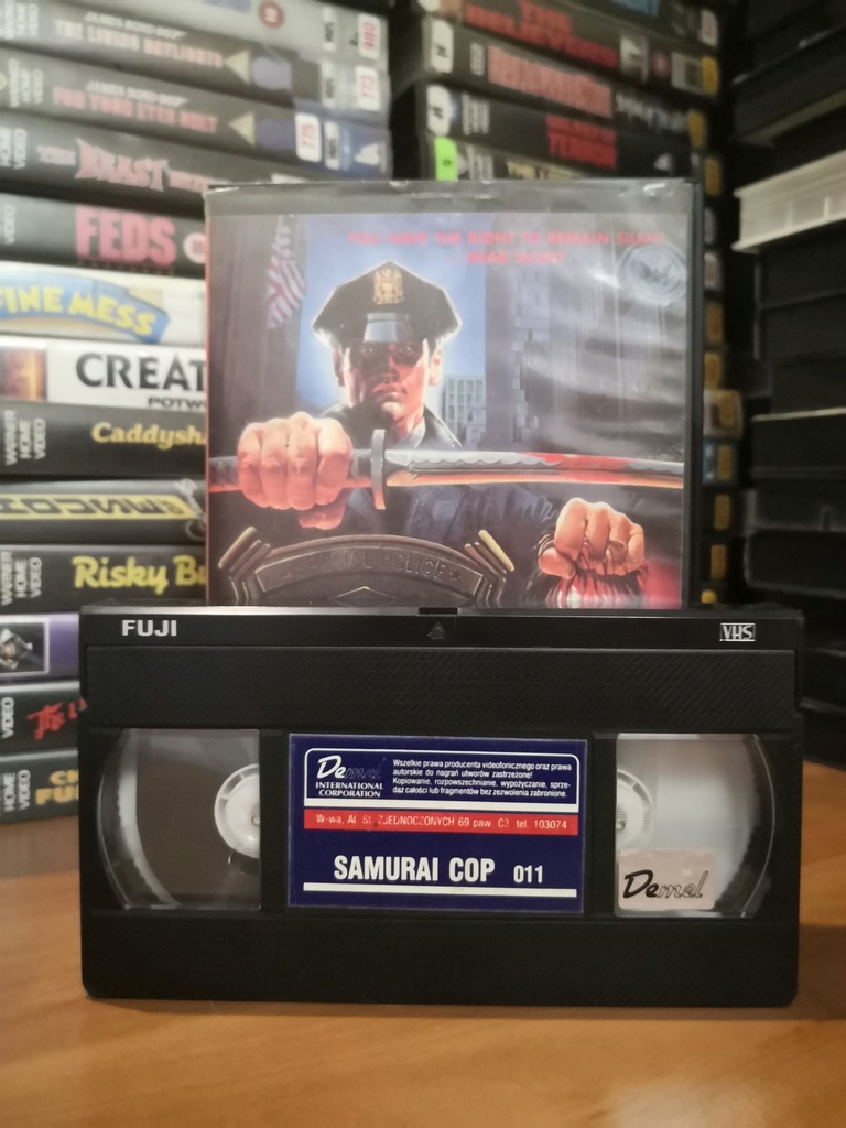 Samurai Cop Gliniarz Samuraj VHS DEMEL - 9871480455 - oficjalne ...