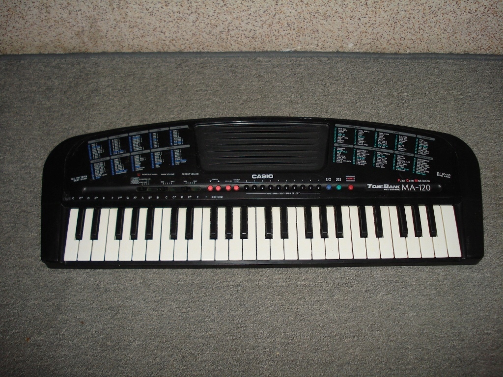 Keyboard CASIO MA-120 organy syntezator do nauki - 8753938649 ...