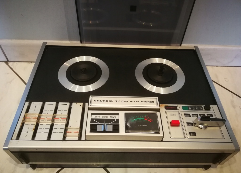 GRUNDIG TK 547 STEREO Hi Fi magnetofon szpulowy - 12237835021 - oficjalne archiwum Allegro