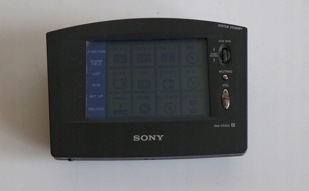 SONY RM-TP501 pilot Audio system dotyk magnetofon ampli tuner MD ...