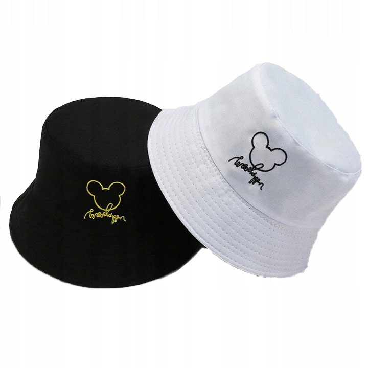 KAPELUSZ RYBACKI DWUSTRONNY BUCKET HAT CZAPKA - 13843414864 - oficjalne archiwum Allegro