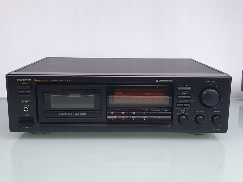 Magnetofon kasetowy Onkyo TA-2850 czarny - 15330469321 - oficjalne archiwum Allegro