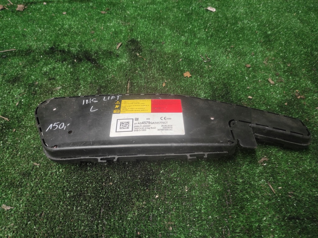 OPEL INSIGNIA LIFT PODUSZKA FOTELA LEWA 22934579 - 13240739648 ...