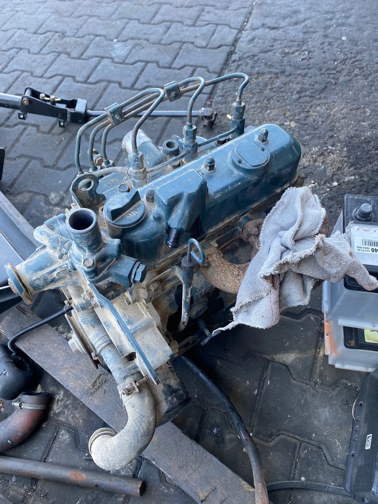 silnik 3-cylindrowy KUBOTA D1105-E diesel - 12267011319 - oficjalne archiwum Allegro