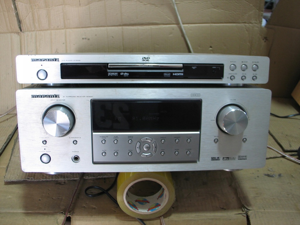 amplituner kino dvd marantz SR3001 DV3002 okazja - 12725712603 - oficjalne archiwum Allegro