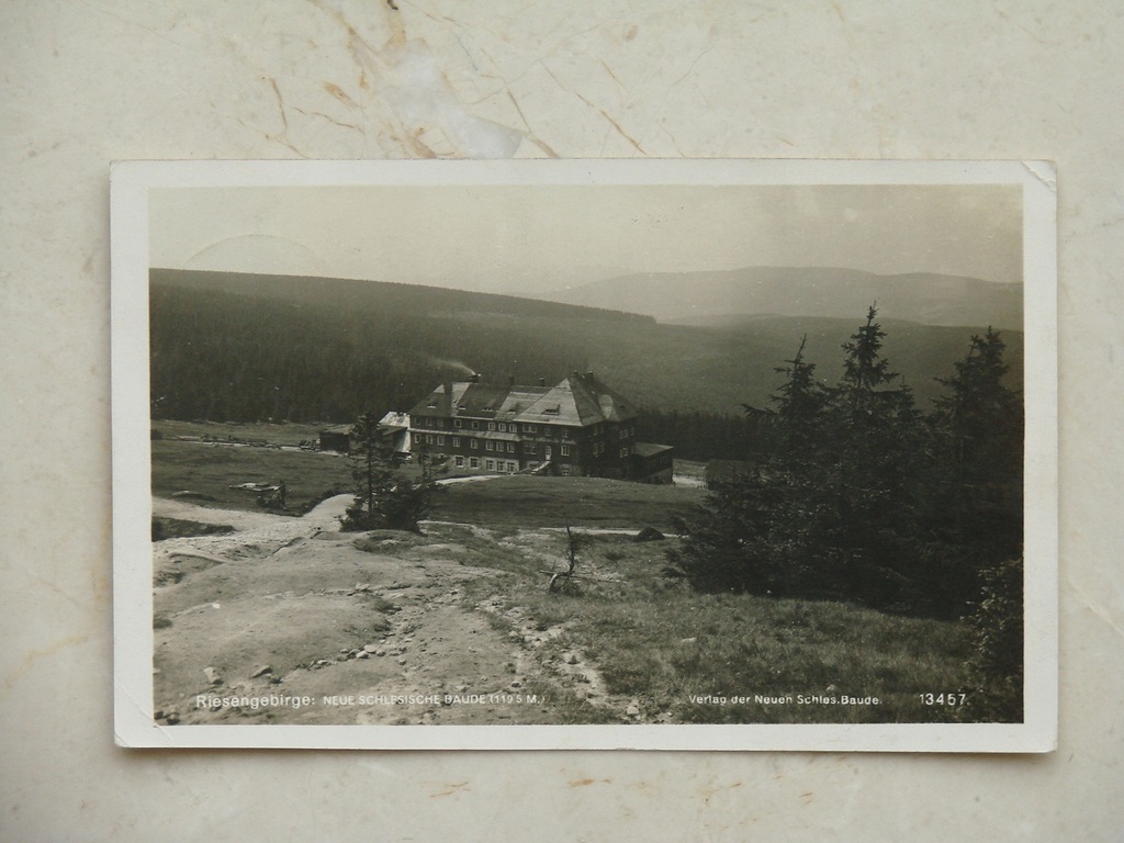 Riesengebirge - Karkonosze - Neue Schles. Baude - 12909798489 - oficjalne archiwum Allegro
